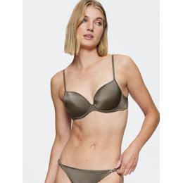Triumph Bikini-Oberteil "Midnight Swim" in Khaki - 55% | Gr&ouml;&szlig;e 38C-Cup | Damen-bademode