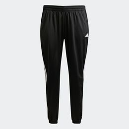 adidas Sportswear Sporthose 'ESSENTIALS TRICOT 3-STRIPES TRACKPANT (PLUS' Damen Gr&ouml;&szlig;e 4XL schwarz / wei&szlig;