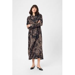 Kaffe Kleid in Schwarz/ Braun - 62% | Gr&ouml;&szlig;e 42 | Damen-kleider