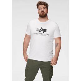 Alpha Industries Herren T-Shirt &raquo;Basic T-Shirt&laquo; Baumwolle, regular fit wei&szlig; 3XL