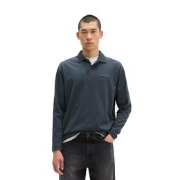 Marc O'Polo Marc O'polo Herren Marc O'Polo Langarm-Poloshirt relaxed aus schwerem Bio-Baumwoll-Jersey XL