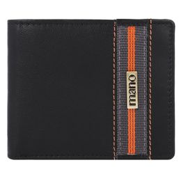 mano Wallet 'Don Leonardo' male size XS/XXL Gold / Dark grey / Orange / Black