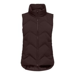 Jacqueline de Yong Jdy Damen JDY Steppweste &raquo;JDYPOWER SHORT WAISTCOAT OTW HAB&laquo; Kunstfaser braun S