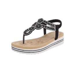 Ital-Design Sandale & Sandalette in Schwarz | Gr.: 39