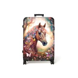 NoBoringSuitCases Suitcase, Koffer, Reisekoffer Magisches Pferd | Gr.: 36 L