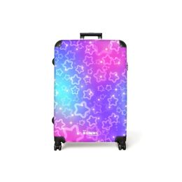 NoBoringSuitCases Suitcase, Koffer, Reisekoffer Sterne | Gr.: 36 L