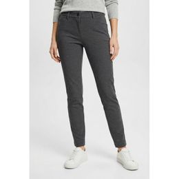 MAC Damen MAC Stoffhose &raquo;SLIM&laquo; Sommerhose im Five-Pocket Style grau 42, L&auml;nge 32
