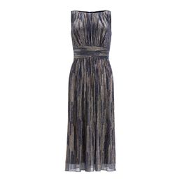 Swing Kleid Damen Gr&ouml;&szlig;e 44 blau / marine / gold / dunkelgr&uuml;n