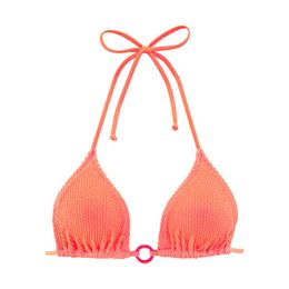Venice Beach Damen Triangel-Bikini-Top &raquo;Addison&laquo; mit tonalem Zierring pink L (40/42), N-Gr