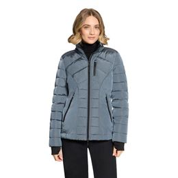 Gil Bret Damen Steppjacke mit Kapuze Winterjacke mit Kapuze grau 44