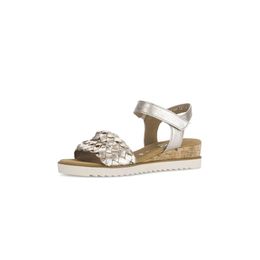Gabor Keilsandaletten in gold | Gr.: 42,5