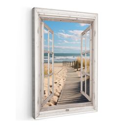 OnlyWow Leinwand Bilder D&uuml;nen | Gr.: 20 x 30 cm
