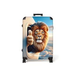 NoBoringSuitCases Suitcase, Koffer, Reisekoffer L&ouml;we | Gr.: 36 L