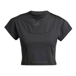 adidas Sportswear Performance Shirt 'City Escape' female size XS Black