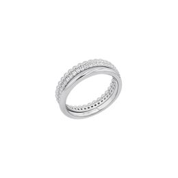 Tom Tailor Ring Silber 925, rhodiniert in silber | Gr.: 17