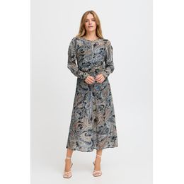 Pulz Kleid PZJAYLA Feminine in Dark Sapphire Paisley Printed | Gr.: XS