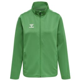 Hummel Sportsweatjacke 'Poly' Damen Gr&ouml;&szlig;e S grasgr&uuml;n / wei&szlig;