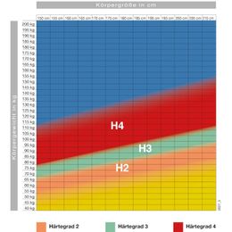 Hn8 Kaltschaummatratze &raquo;Sleep Balance PRO&laquo; 24 cm hoch Raumgewicht: 40 kg/m&sup3; 1-tlg., 1 Stk. tlg. bunt Bezug (oben): 100% Polyester. Bezug (unten): 100% 