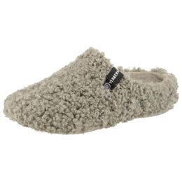 VERBENAS Damen VERBENAS Pantoffel , Hausschuh, Homeslipper, Clog in kuscheliger Optik gr&uuml;n 37