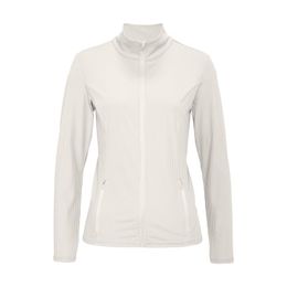 active by Lascana Lascana Active Damen LASCANA ACTIVE Funktionsjacke aus softer Ripp-Ware wei&szlig; XS