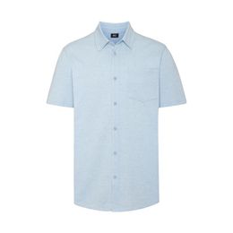 H.I.S. H.I.S Herren Kurzarmhemd &raquo;- leicht strukturiertes Piqu&eacute; Hemd aus angenehmer Shirt-Qualit&auml;t&laquo; klassischer Kragen, tonige Kn&ouml;pfe, weiche Baumwoll-Pikee-