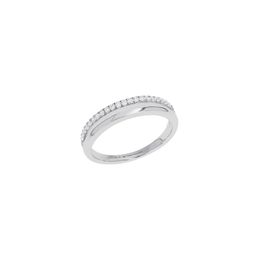 Tom Tailor Ring Silber 925, rhodiniert in silber | Gr.: 18