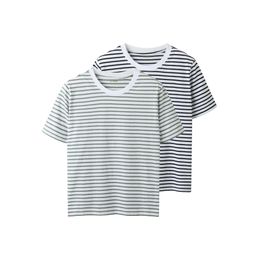 Two Soon T-Shirt Damen Gr&ouml;&szlig;e M gr&uuml;n / schwarz / wei&szlig;