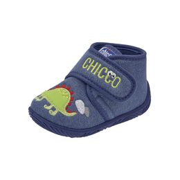 Chicco Hausschuh 'TOSSY' Jungen Gr&ouml;&szlig;e 27 blau / hellgr&uuml;n / rot