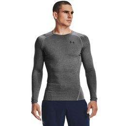 Under Armour Herren Trainingsshirt &raquo;UA HG ARMOUR COMP LONG SLEEVE&laquo; Langarm-Ausf&uuml;hrung, mit Rundhalsausschnitt, schnell trocknend grau XL