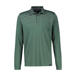 Lerros Herren Lerros Langarm-Poloshirt mit Logo-Stickerei XL