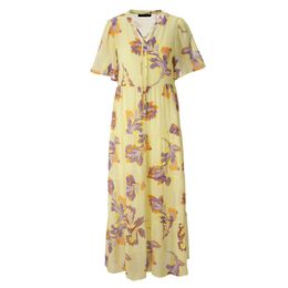 Aniston CASUAL Sommerkleid in gelb-lila-flieder-orange | Gr.: 36