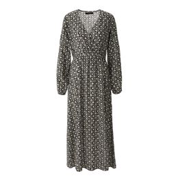 Aniston CASUAL Maxikleid in schwarz-hellkhaki-sand-wei&szlig; | Gr.: 38