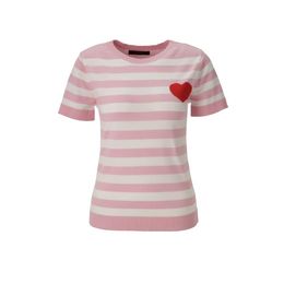 Aniston CASUAL Strickpullover in rosa-wollwei&szlig;-rot | Gr.: 38