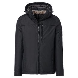 Casamoda Herren Casamoda Winterjacke mit Kapuze mit Kapuze und Rei&szlig;verschluss schwarz XL