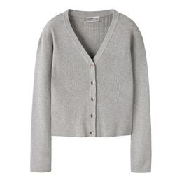 name it Strickjacke M&auml;dchen Gr&ouml;&szlig;e 134/140 grau