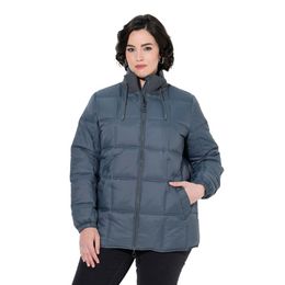 Ulla Popken Steppjacke in dunkelgrau | Gr.: 58-60