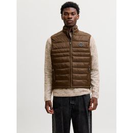 Jack & Jones Jack & Jones Herren Steppweste &raquo;JJEKINGSLEY LIGHT BODYWARMER COLLAR NOOS&laquo; Kunstfaser, regular fit XL
