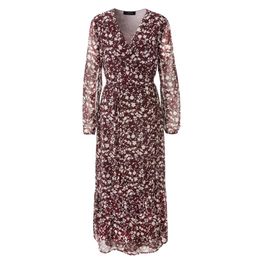 Aniston CASUAL Wickelkleid in bordeaux-sand | Gr.: 44
