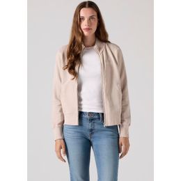Levi's Levi's Damen Sweatjacke &raquo;GR SLIM FIT FULL ZIP&laquo; Taille bedeckend, schmale Passform beige XS (34)