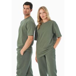 Organication T-Shirt "TUSSEM" in Oliv | Gr.: M