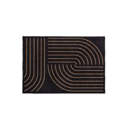 Astra Fu&szlig;matte Innen MIABELLA 1 in Schwarz | Gr.: 50 x 70 cm