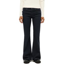 Mustang Damen Comfort-fit-Jeans "Damen Style Shelby Flared"940 dunkelblau, Gr. 24, unifarben, 94% Baumwolle, 4% Elastomultiester, 2% Elasthan, Jeans