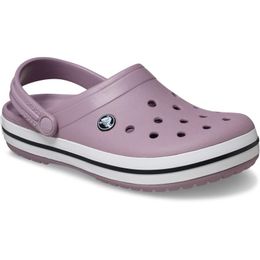 Crocs Damen Clog &raquo;Crocband Clog&laquo; ,Sommerschuh, Schlappen, Hausschuh mit zweifarbiger Laufsohle lila 36