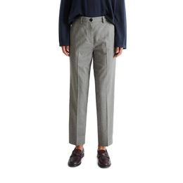 Marc O'Polo Marc O'polo Damen Marc O'Polo 7/8-Hose mit Schlitz am Saum, Slim Fit grau 38, N-Gr