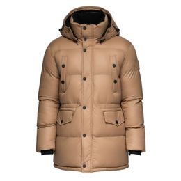 Ombre Winterjacke Herren Gr&ouml;&szlig;e S bronze