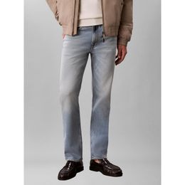 Calvin Klein Jeans Herren Straight-Jeans Regular fit mit Taschen blau 30, L&auml;nge 34