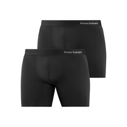 Bruno Banani Herren Boxer &raquo;Boxershorts&laquo; Packung, 2 Stk. schnelltrocknende Microfaser, aus Polyamid und Elasthan schwarz XL (7), 2 Stk.