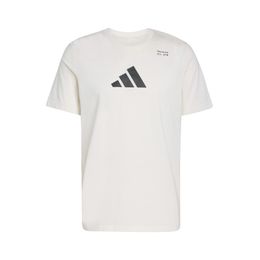 adidas Performance Funktionsshirt 'CLIMACOOL CATEGORY TRAINING GRAPHIC' Herren Gr&ouml;&szlig;e XL schwarz / wei&szlig;