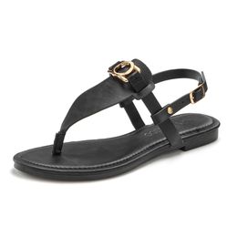 VIVANCE by LASCANA T-Bar Sandals female size 40 Black