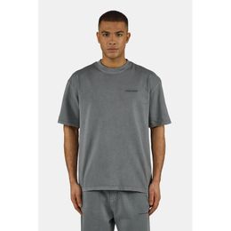 Pegador Herren Pegador T-Shirt &raquo;LOGO OVERSIZED TEE&laquo; Baumwolle, oversize grau M